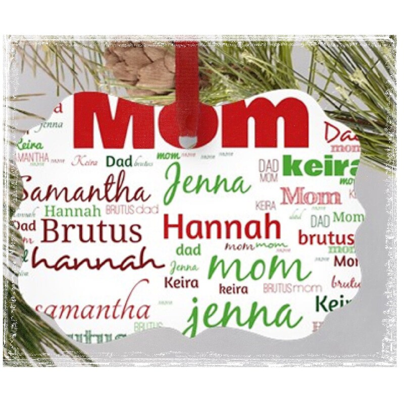 Word Ornaments - Etsy