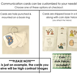 High Contrast Visual Communication Cards: Pecs/boardmaker Images - Etsy