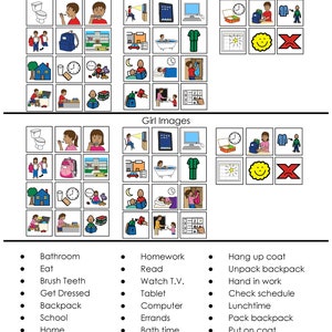 Customized Autism Visual Communication Cards - Cards Are Personalized ...