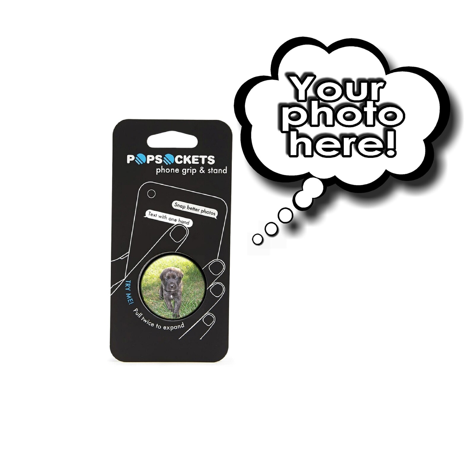 Personalized Picture Popsocket customized with your photo | Etsy