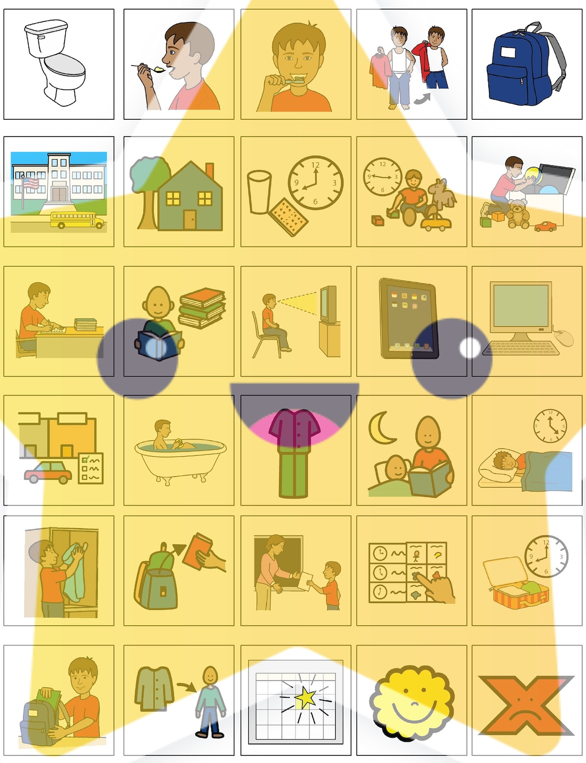 Visual communication cards 30 visual cards to help with home | Etsy