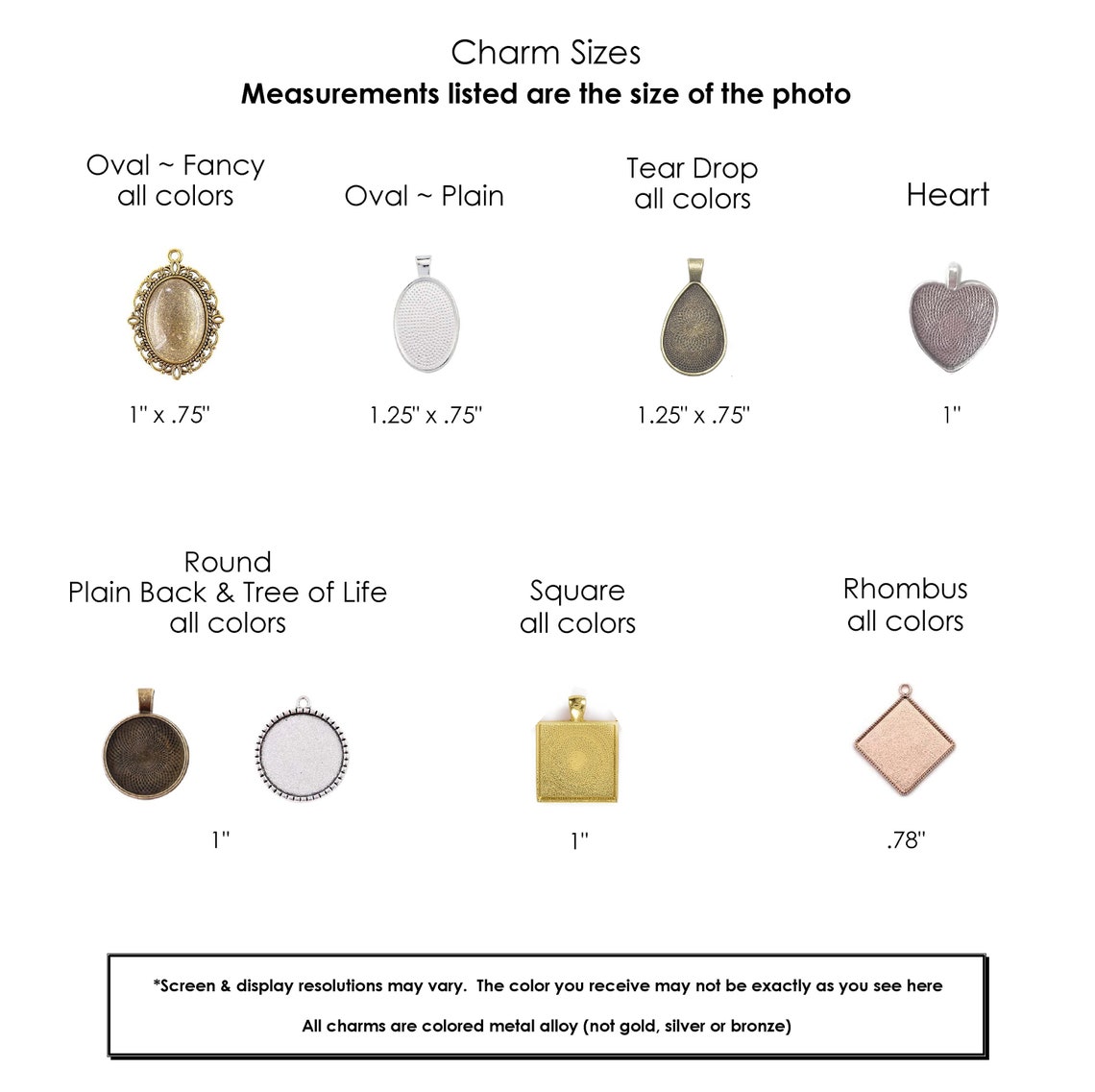 Photo Memory charms a beautiful way to have your cherished | Etsy