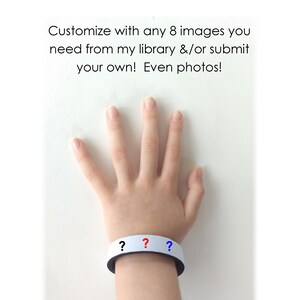 Visual Communication Aid, Personalized Fabric Bracelet to Help With ...