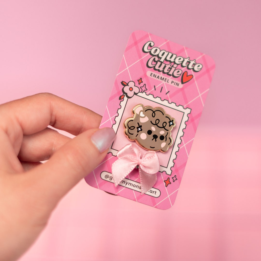 Cute Dog Enamel Pin | Dog Lover Pin | Cute and Grumpy Pin - Etsy