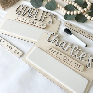 First Day of School Sign, Back to School Sign, School Photo Prop ...