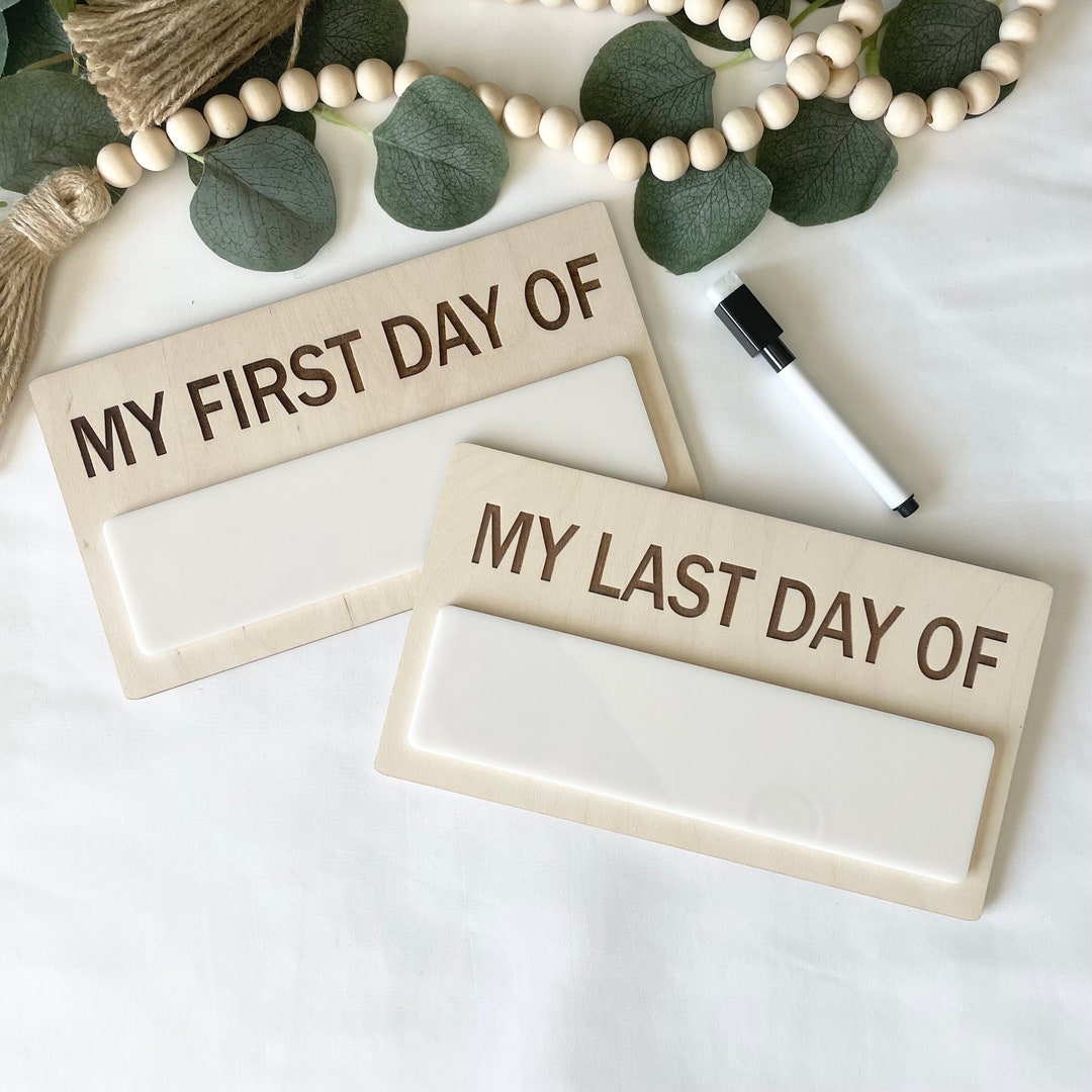 First Day of School Sign, Back to School Sign, School Photo Prop ...