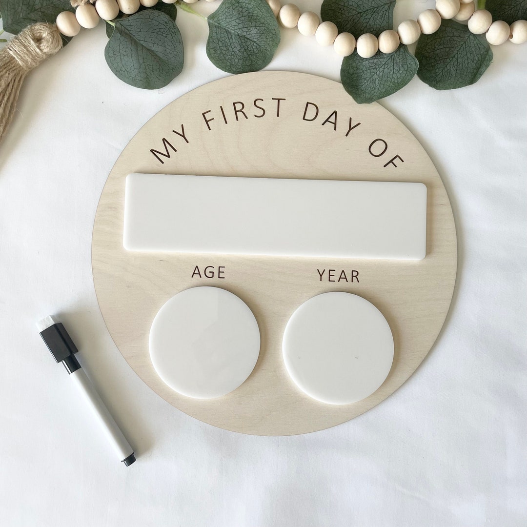 First Day of School Sign, Back to School Sign, School Photo Prop ...