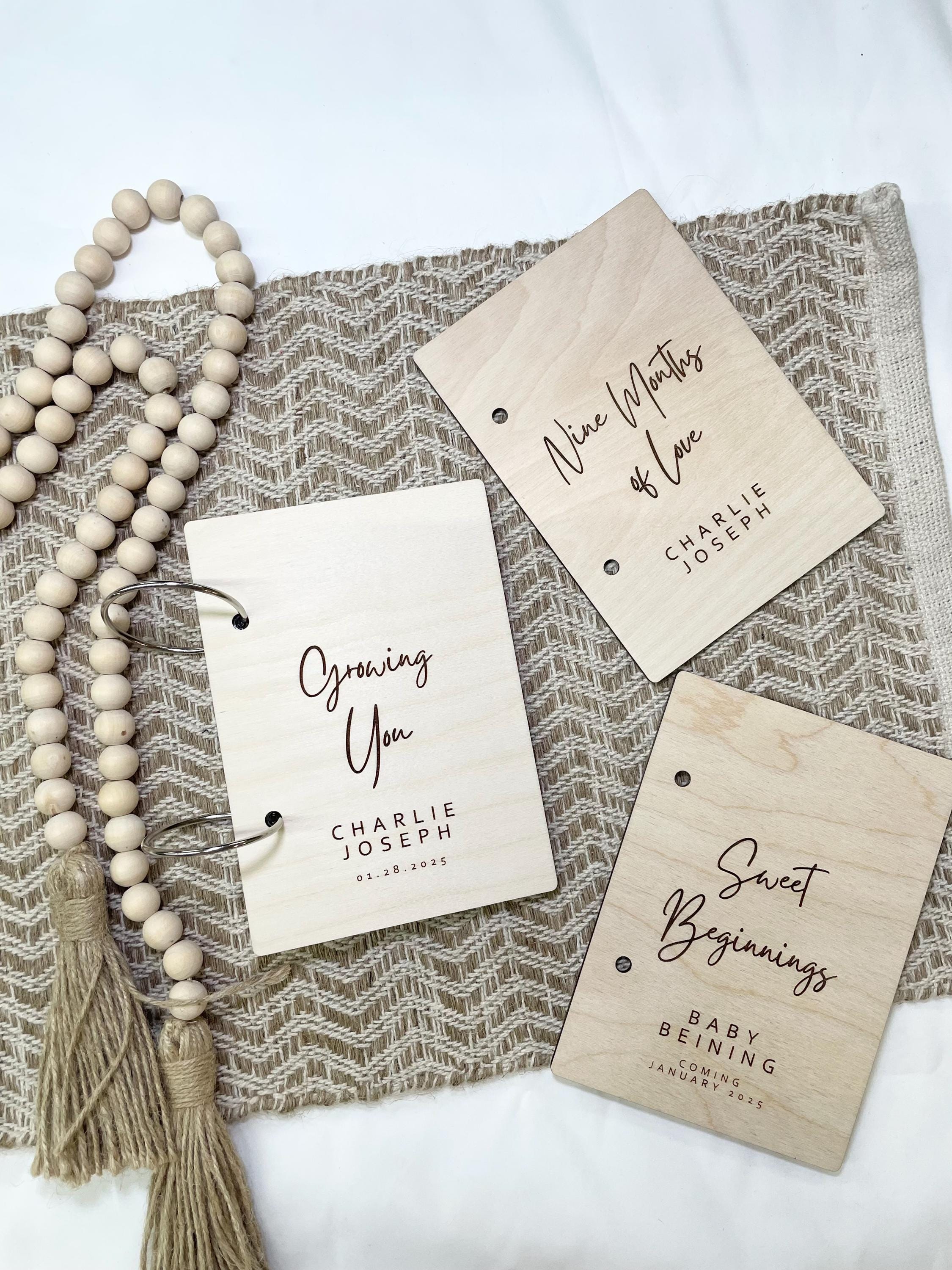 Personalized Ultrasound Photo Album Keepsake, Pregnancy Gift - Etsy