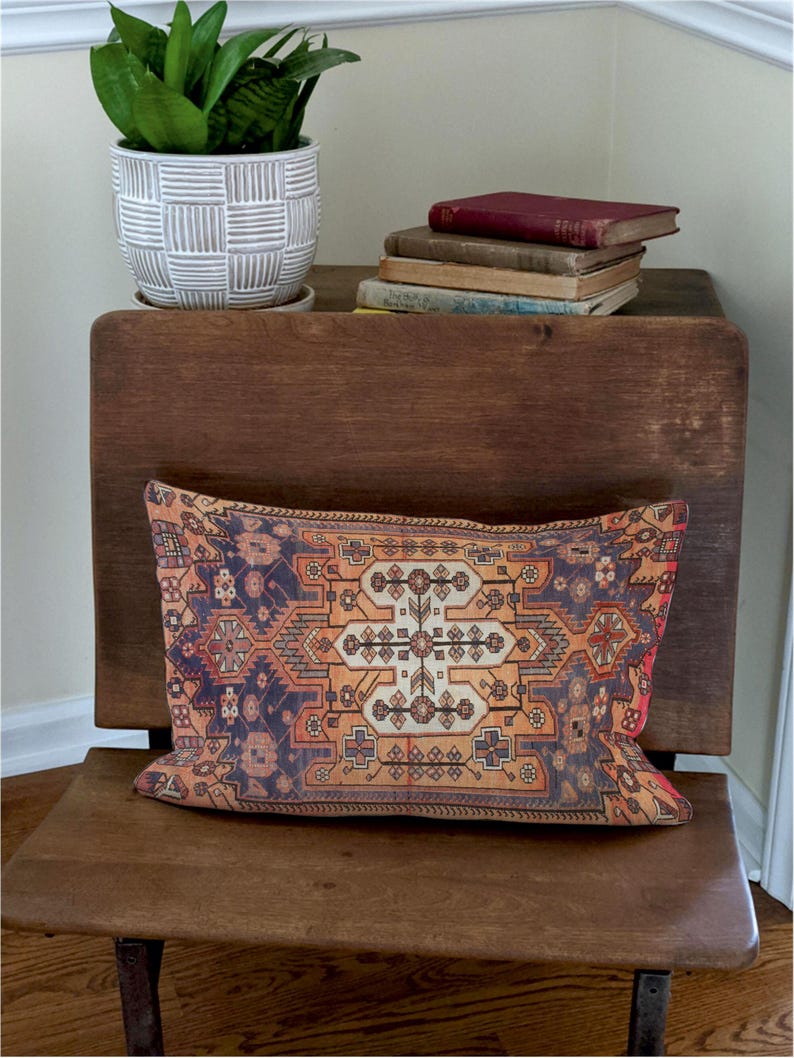 Vintage Pattern Pillow,kurdish Style Pillow, Bohemian Pillow, Ethnic ...
