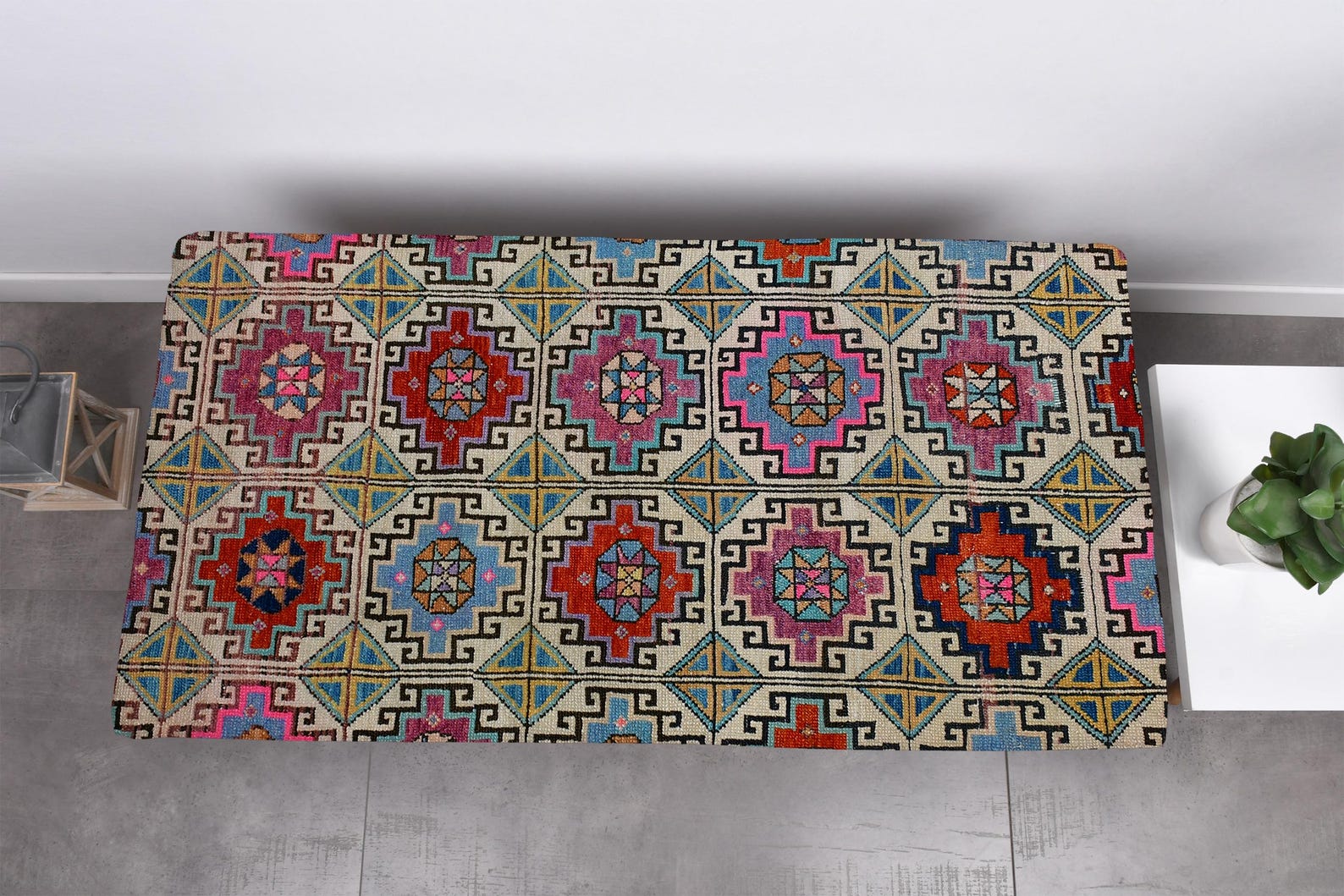 Ottoman Bench, Turkish Rug Bench, Minimalist Bench, Custom Made Bench ...