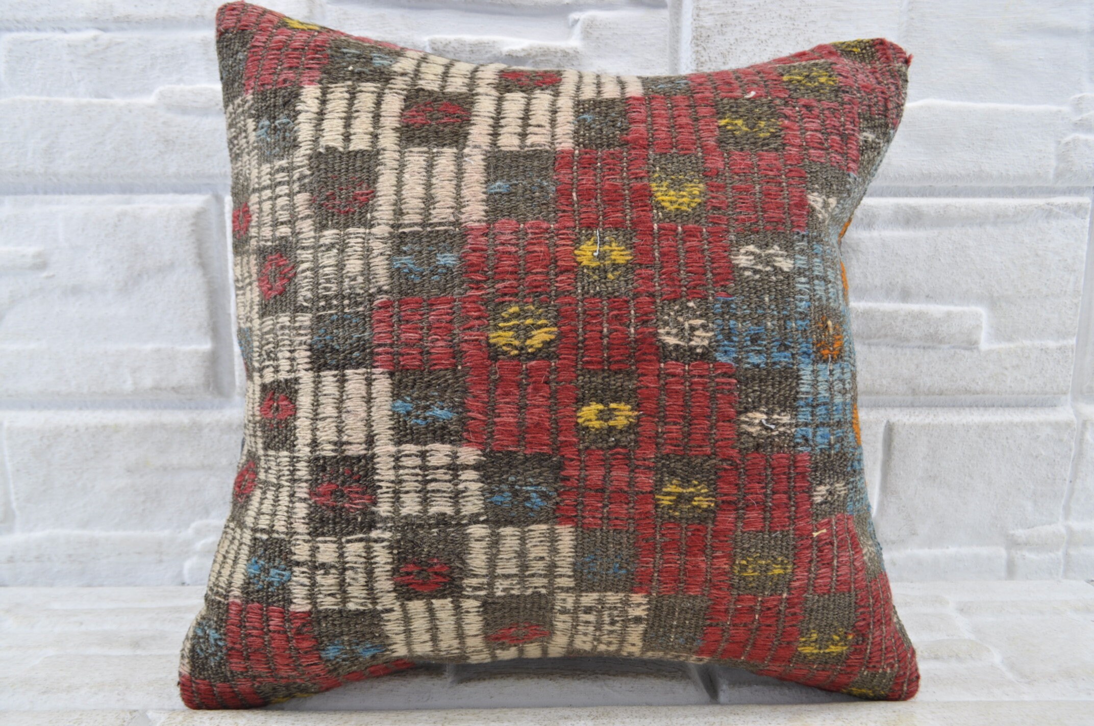 Kilim pillow red kilim pillow turkish kilim pillow sofa pillow | Etsy