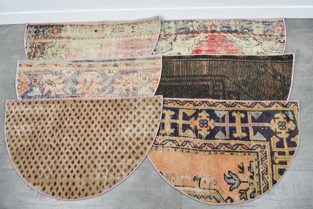 Kilim Doormat, Half Round Doormat, Rug Doormat, 19x24 Personalized Gift ...