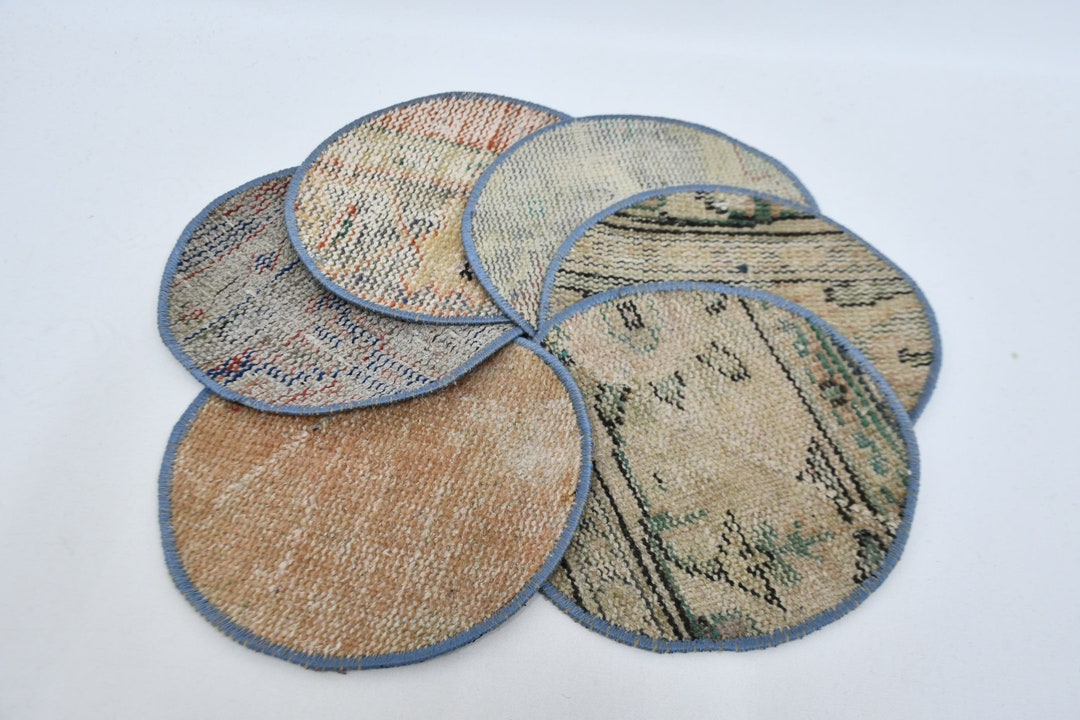 Dining Accesory, Kilim Supla, Circle Under Plate, Kitchen Decor, Set of ...