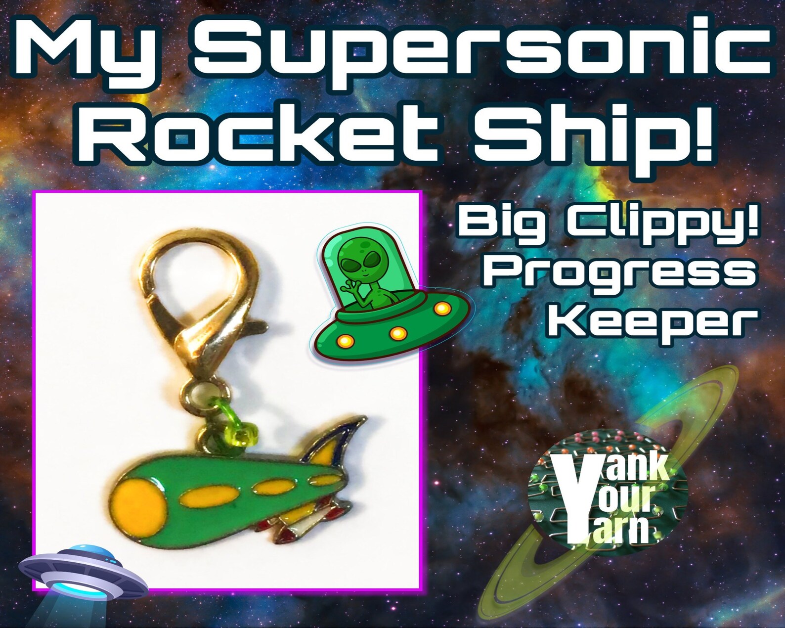 My Supersonic Rocket Ship Big Clippy Progress Keeper - Etsy
