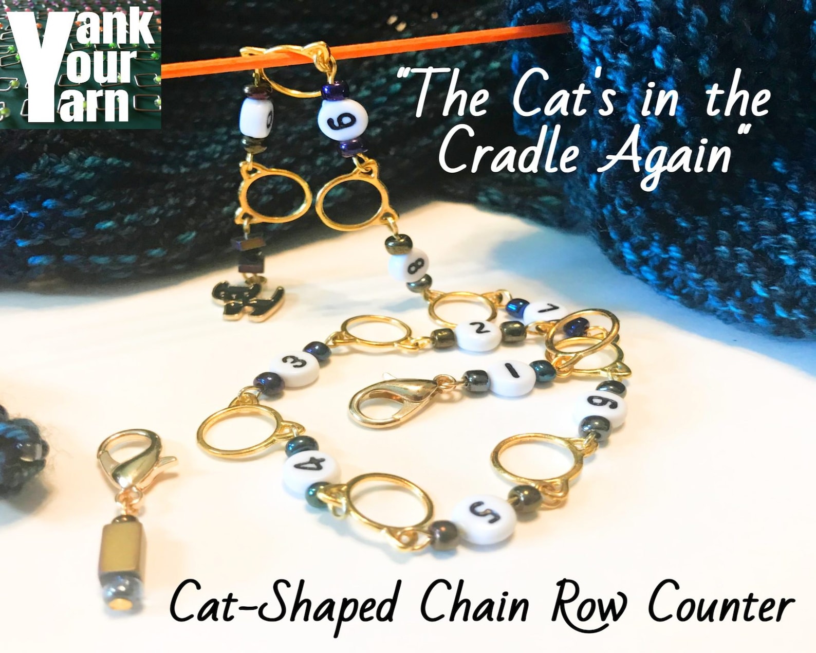 The Cat's in the Cradle Again Cat-shaped Chain Knitting - Etsy