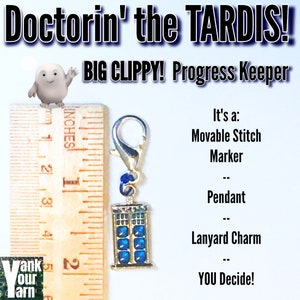 Doctorin' the TARDIS! Big Clippy! Progress Keeper - Etsy