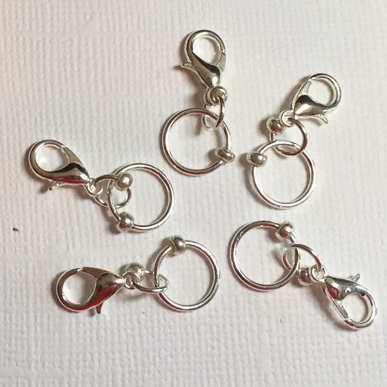 Heavy Metal Reversa-clippy Stitch Markers! - Etsy