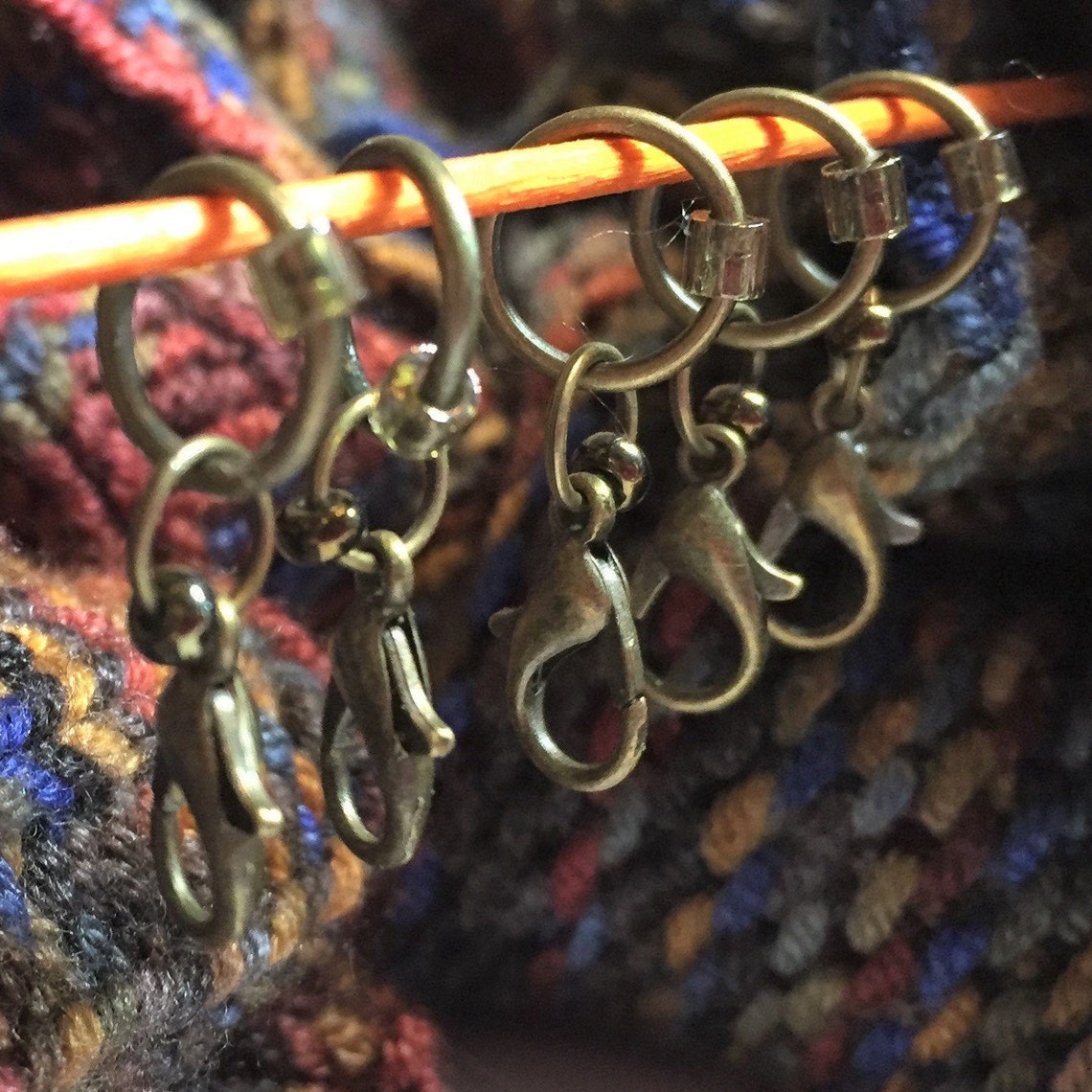 Heavy Metal Reversa-clippy Stitch Markers! - Etsy