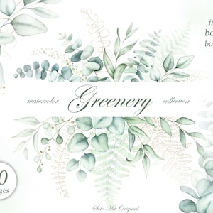 Foliage Borders,greenery Frame,eucalyptus Leaves,wreath,bouquet ...