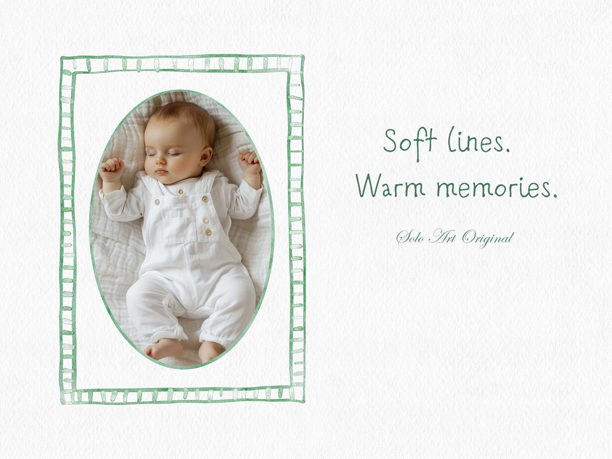 Hand-drawn Watercolor Whimsical Frames Clipart Multi-colored PNG ...