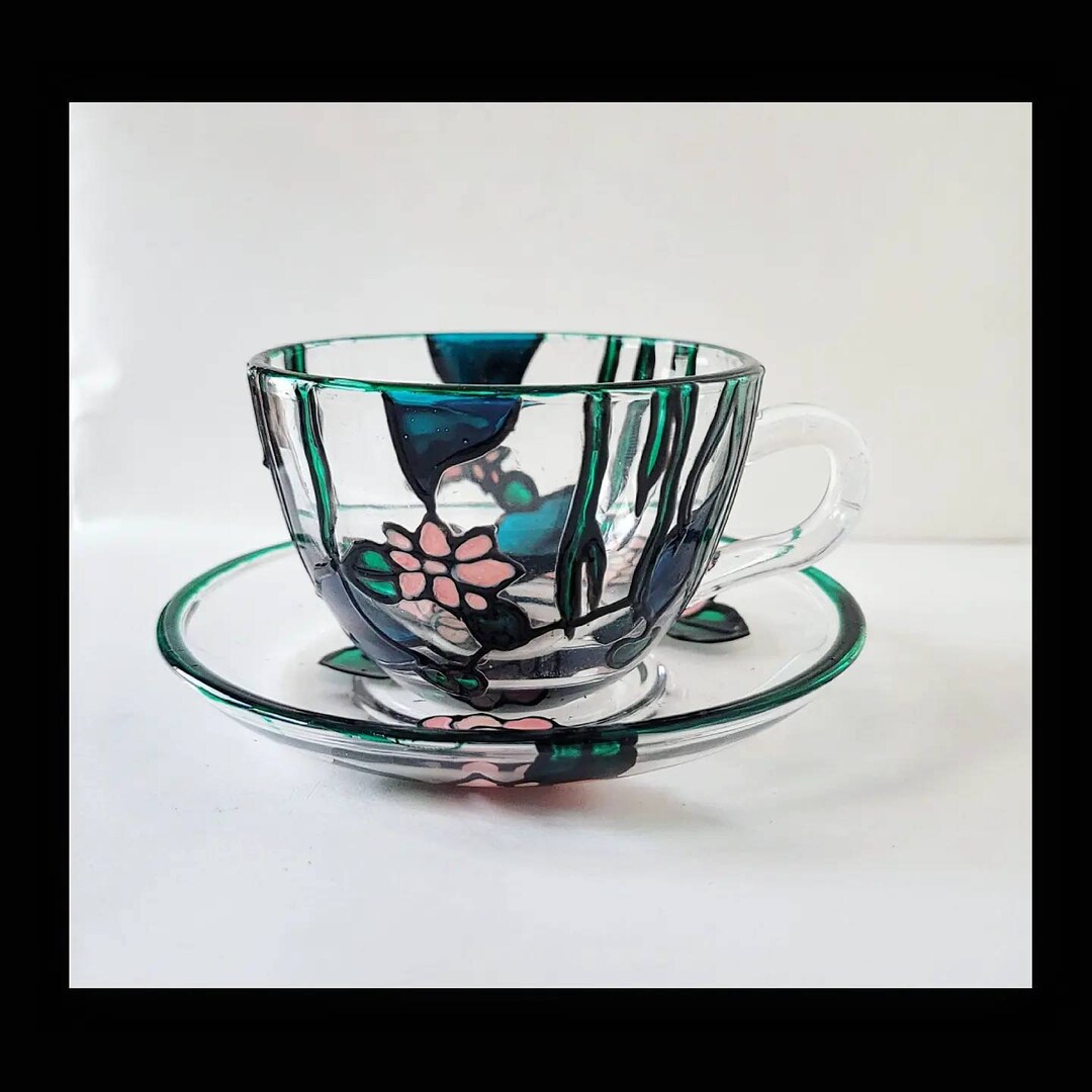 Monet Water Lilies Stained Glass Tea Time Coffee Addict Housewarming ...