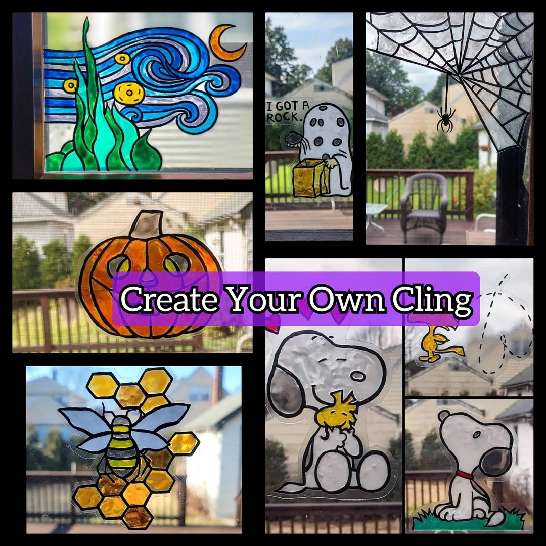 Window Cling Stained Glass Movies, Logo, TV Shows, Horror, Fantasy, Sci ...