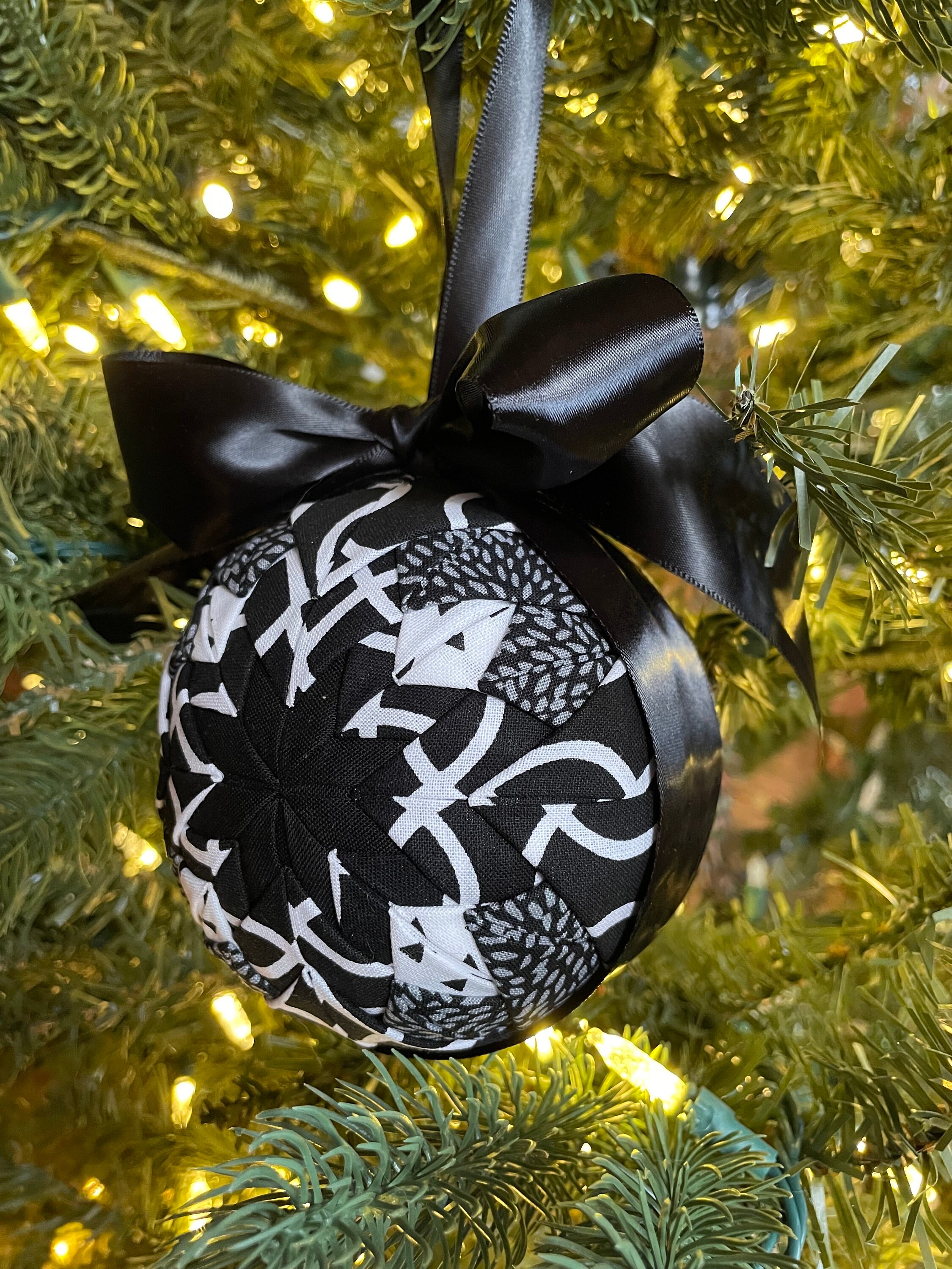 Wednesday Adams Spooky Quilted Ornament - Etsy