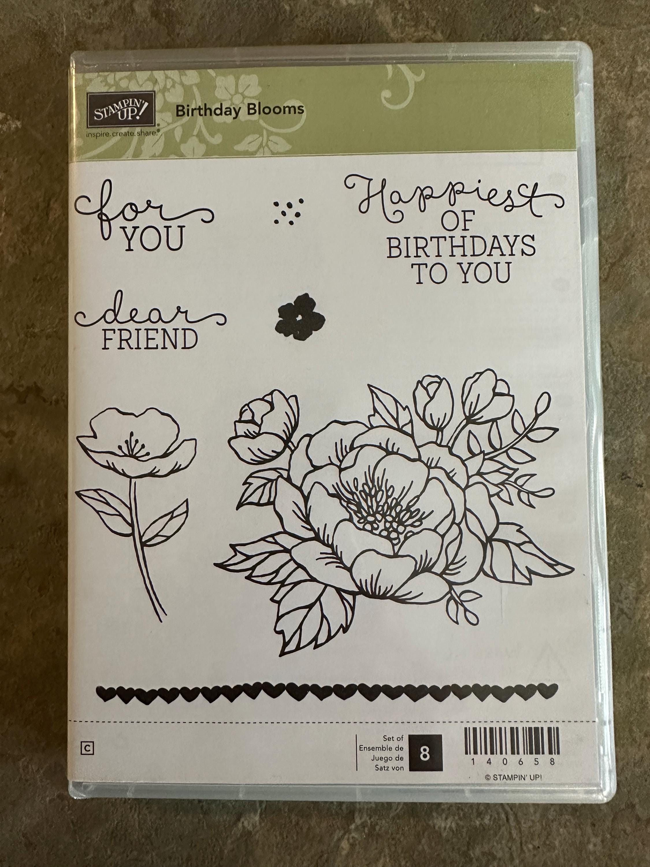 Stampin' up Retired Stamp Sets, Rubber Stamps, Photopolymer, Pre-owned ...