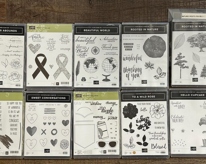 More Stampin up Retired Stamps, Dies, Bundles, Gently Used - Etsy