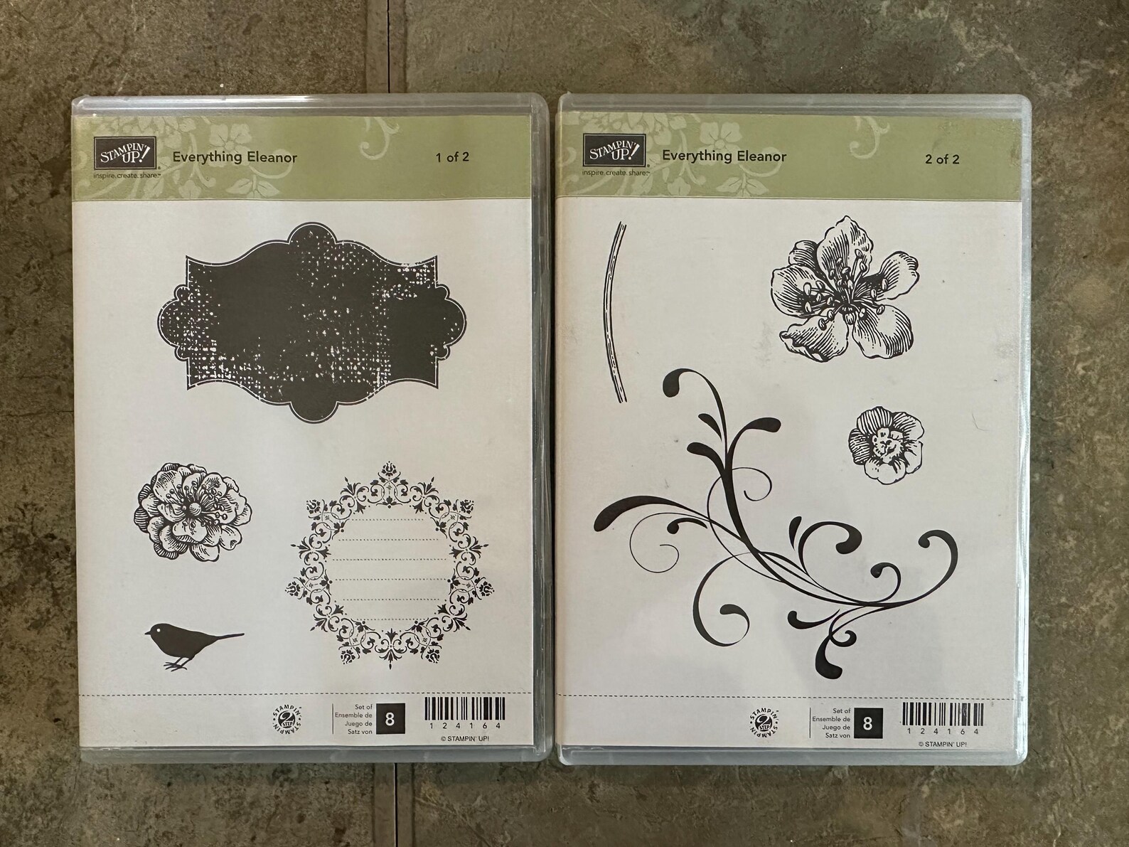 Pre-owned Retired Stampin up Rubber Stamps, Photopolymer, Gently Used ...