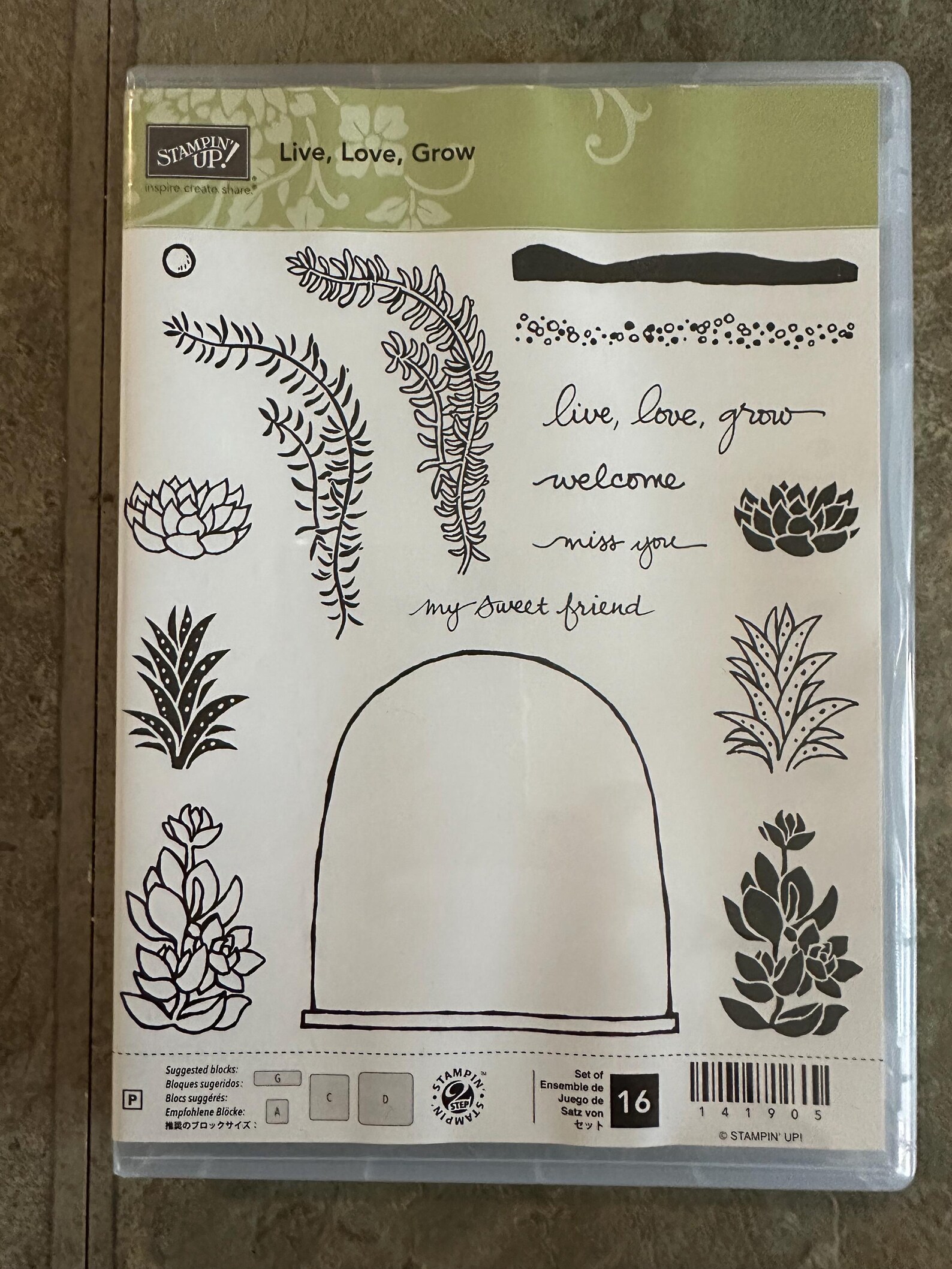 Pre-owned Retired Stampin up Rubber Stamps, Photopolymer, Gently Used ...