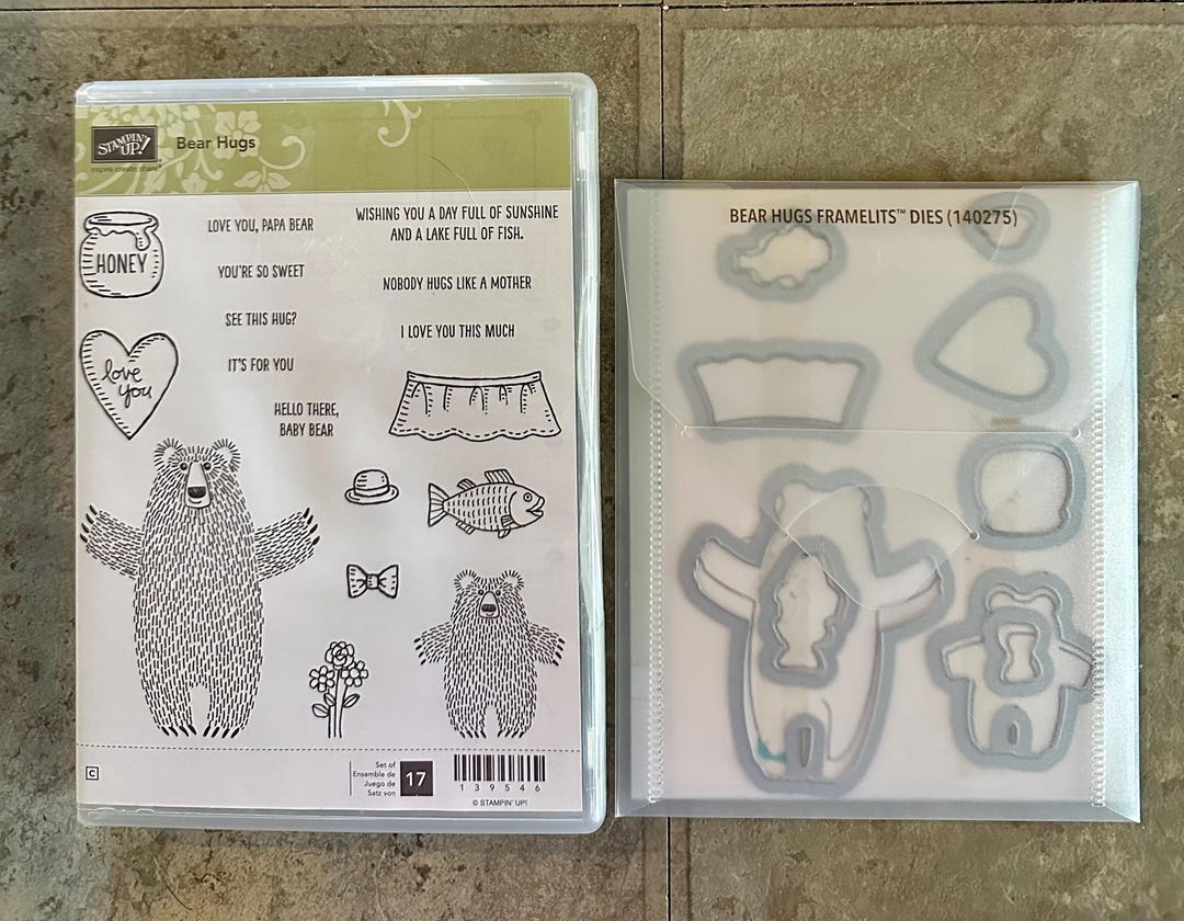 Stampin' up Retired Rubber Stamps and Dies, Bundles, Pre-owned, Used - Etsy