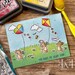 You Make My Heart Soar, Mice Flying Kites, Hand Stamped Greeting Card ...