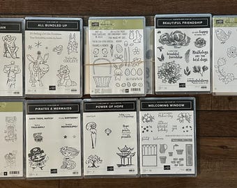 More Stampin up Retired Stamps, Dies, Bundles, Gently Used - Etsy