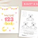 Baby Shower Number Coloring Book, Numbers Coloring Pages, Baby's First ...