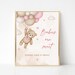EDITABLE Place Cards Pink Teddy Bear, Food Labels Printable, Blush Pink ...