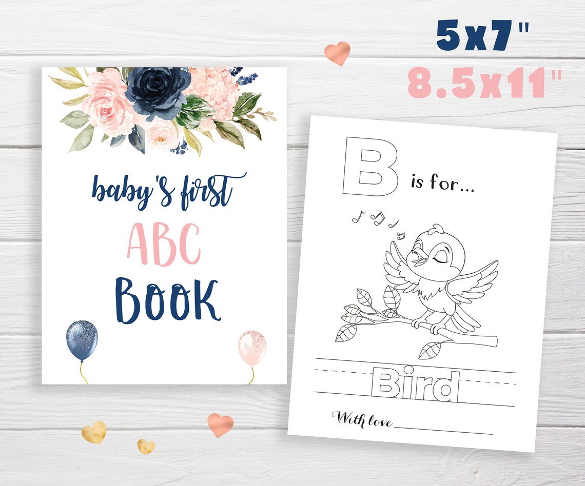 Baby's First ABC Book Baby's First Alphabet Book | Etsy