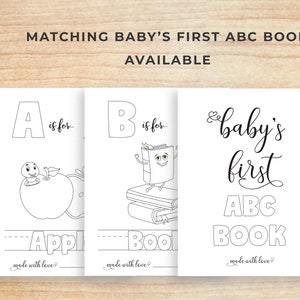 Baby's First Number Book, Baby Shower Number Coloring Book, Numbers ...