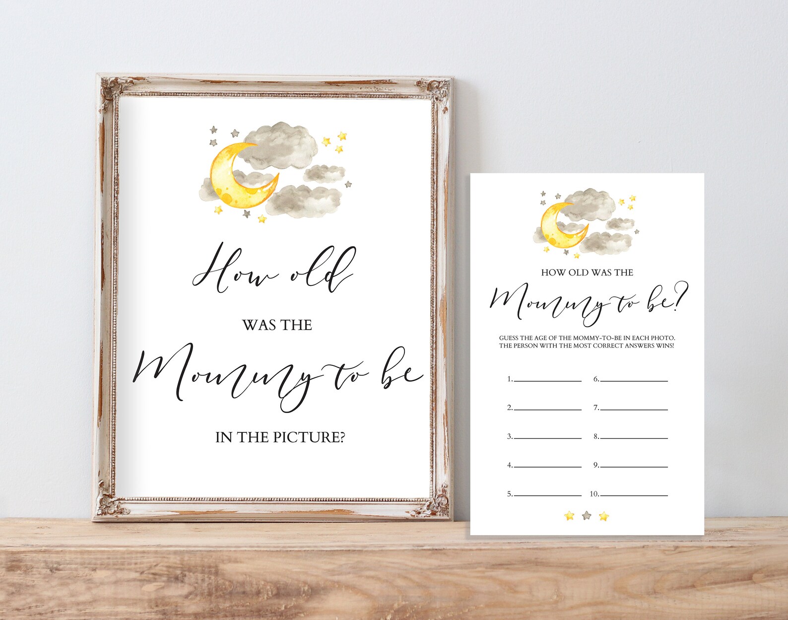 Books for Baby Sign Books for Baby Moon and Stars Baby - Etsy