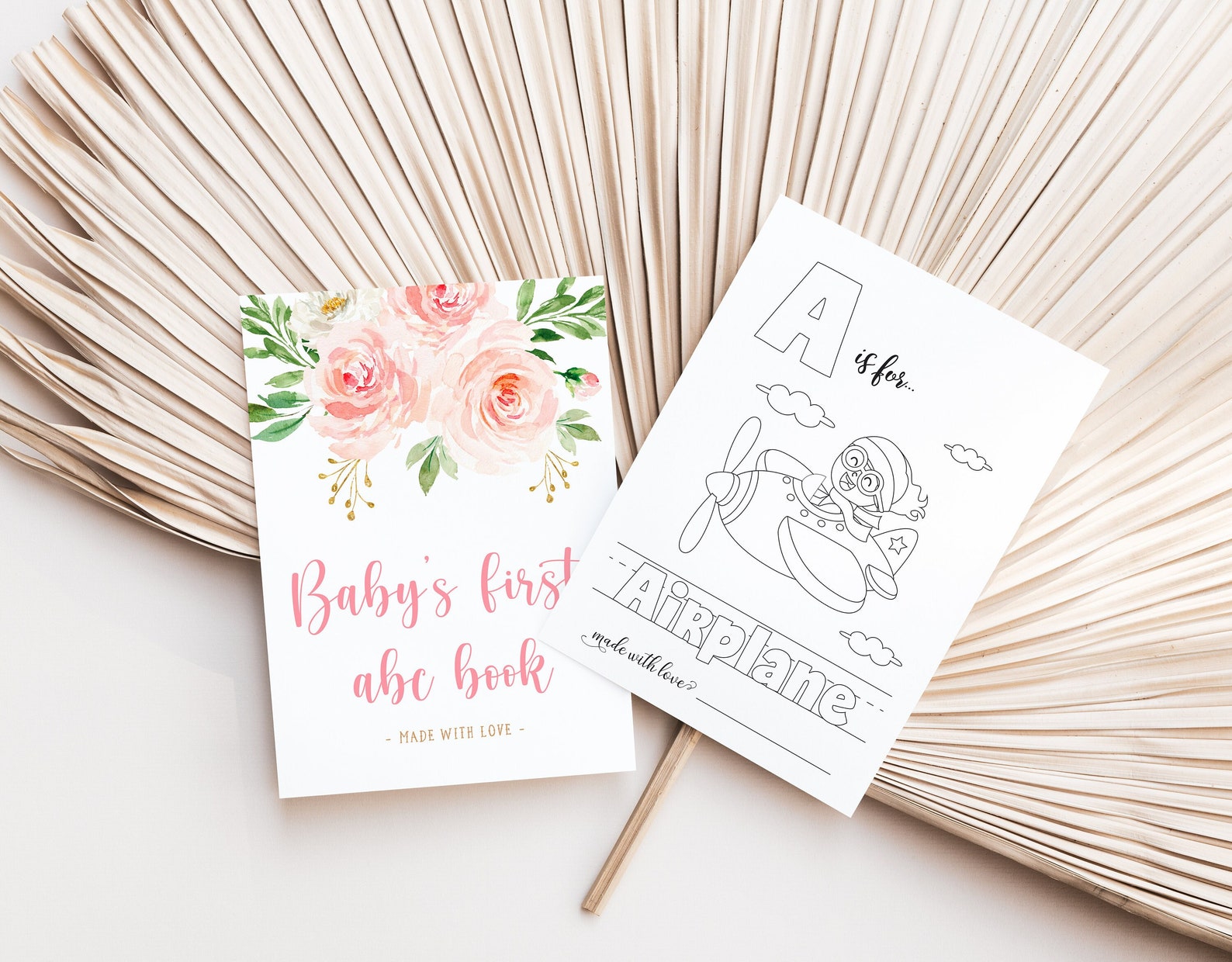 Baby Shower ABC Book Baby's First ABC Book Baby Shower - Etsy