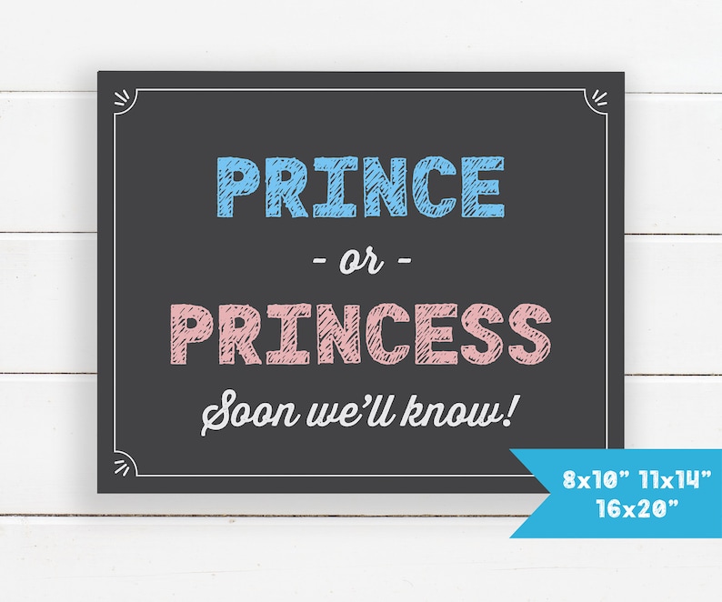 Prince or Princess Gender Reveal, Cast Your Vote, Prince or Princess ...