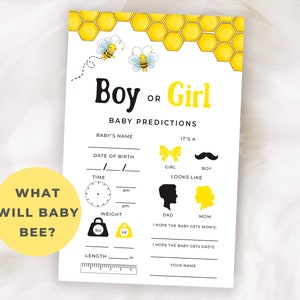 Boy or Girl Gender Reveal Labyrinth Game Bee Theme Maze Game Bee Gender Reveal Party Game - Etsy