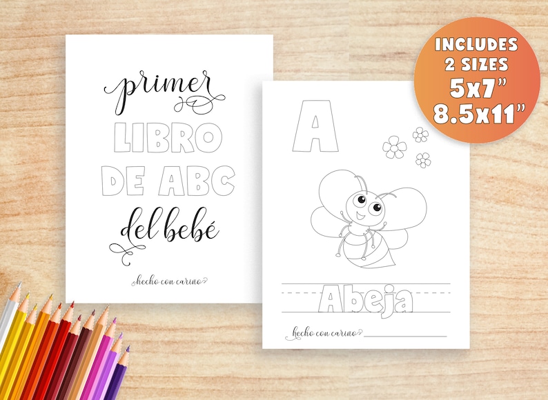 Baby's First ABC Book in Spanish Alphabet Book Baby - Etsy
