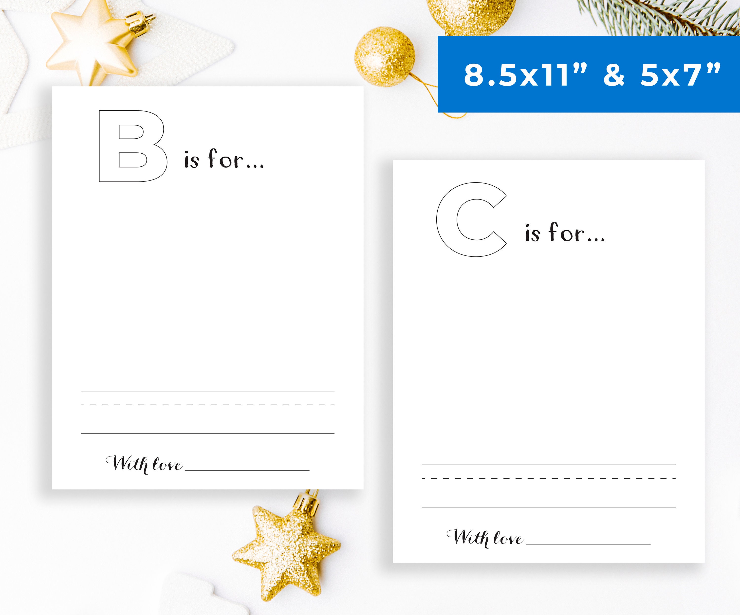 Baby's First Alphabet Book Blank ABC Book Baby Shower | Etsy