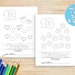 Baby's First Number Book, Baby Shower Number Coloring Book, Numbers ...