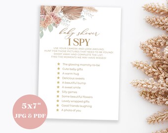 I Spy Baby Shower - Etsy