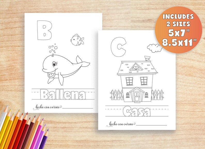 Baby's First ABC Book in Spanish Alphabet Book Baby - Etsy