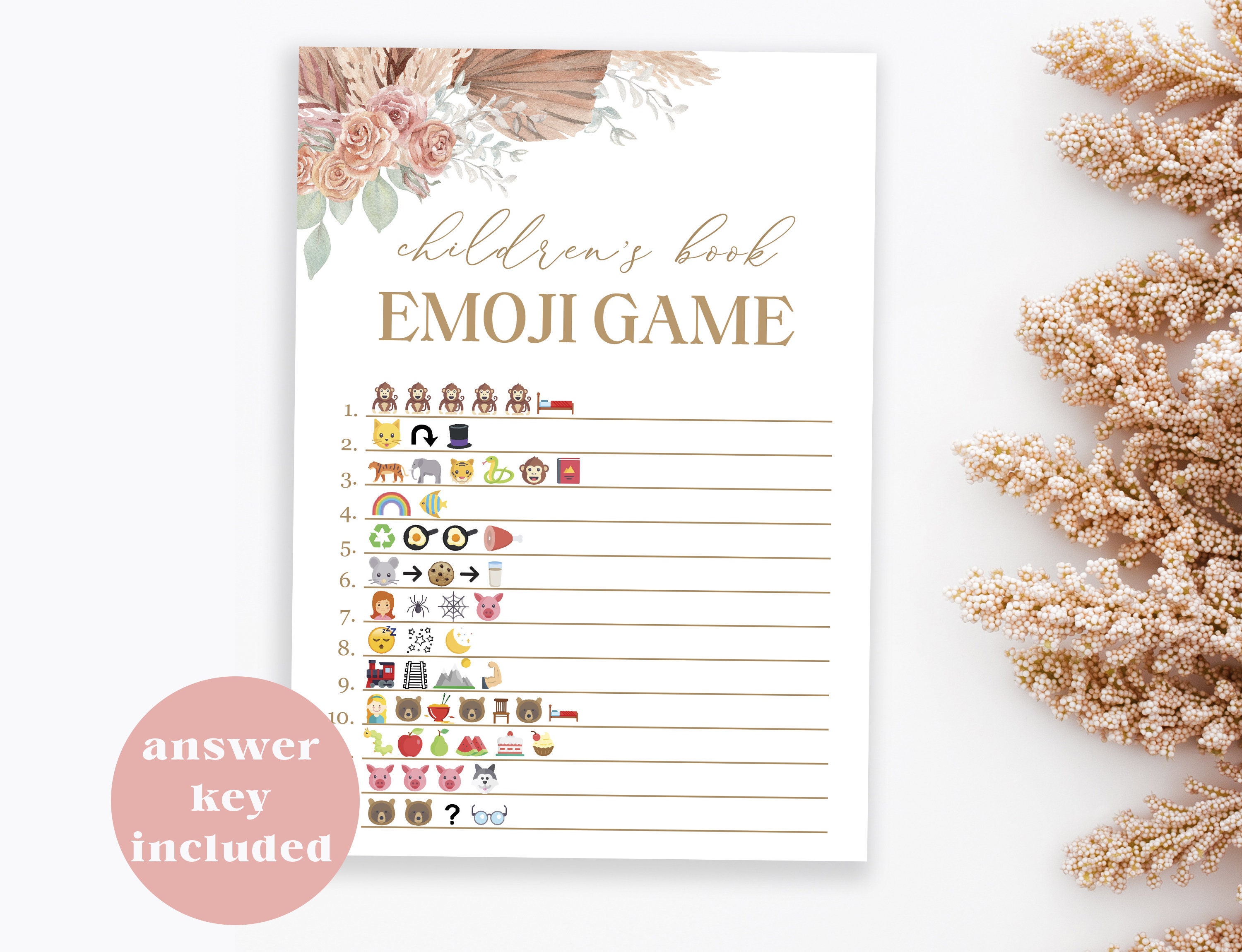 Guess The Emoji Ruler And Books