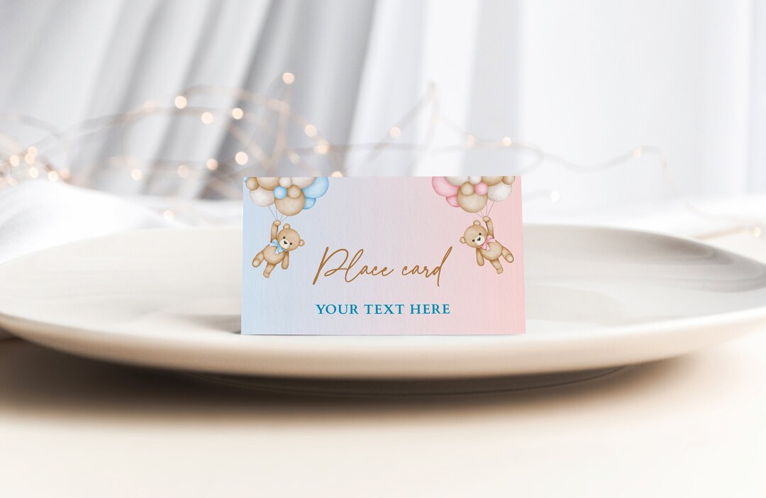 EDITABLE Place Cards, Food Labels Printable, Buffet Card Template ...