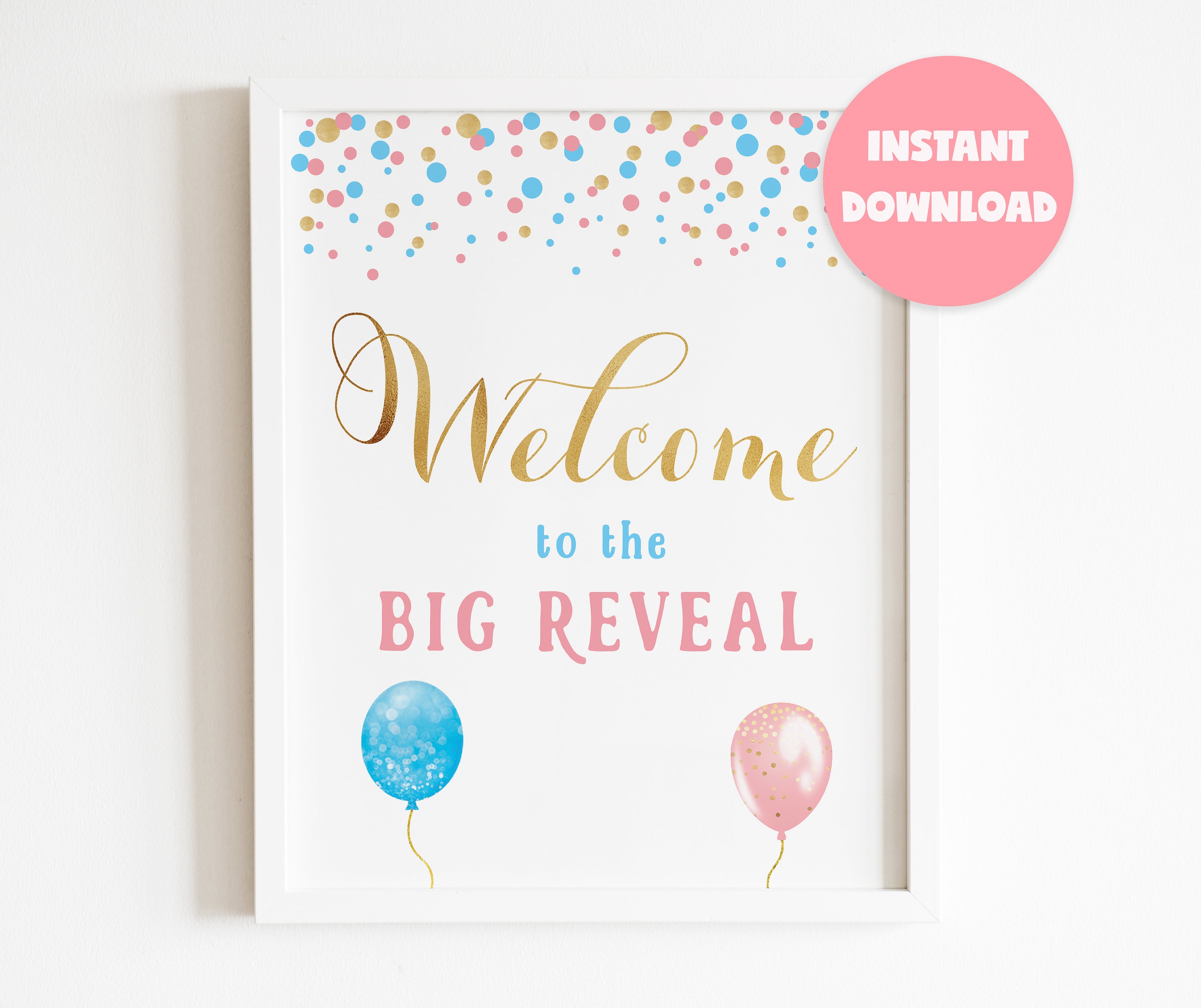 Boy or Girl Gender Reveal Sign 10 Little Fingers 10 Little | Etsy